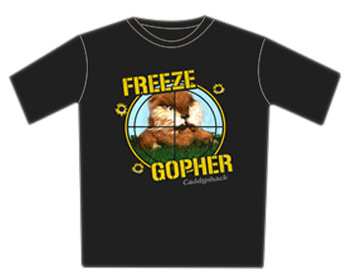 Caddyshack Tshirt - Freeze Gopher and other cool Caddyshack Tshirts at ...