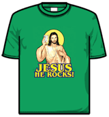 Jesus Rocks T Shirts, Hoodies, shirts and tee's from 1000's of bands at ...