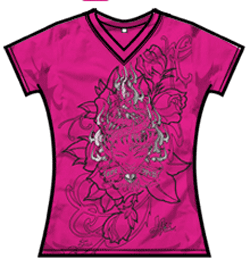 La Ink Tshirt - Pink Flame and other cool L.A. Ink Tshirts at ...